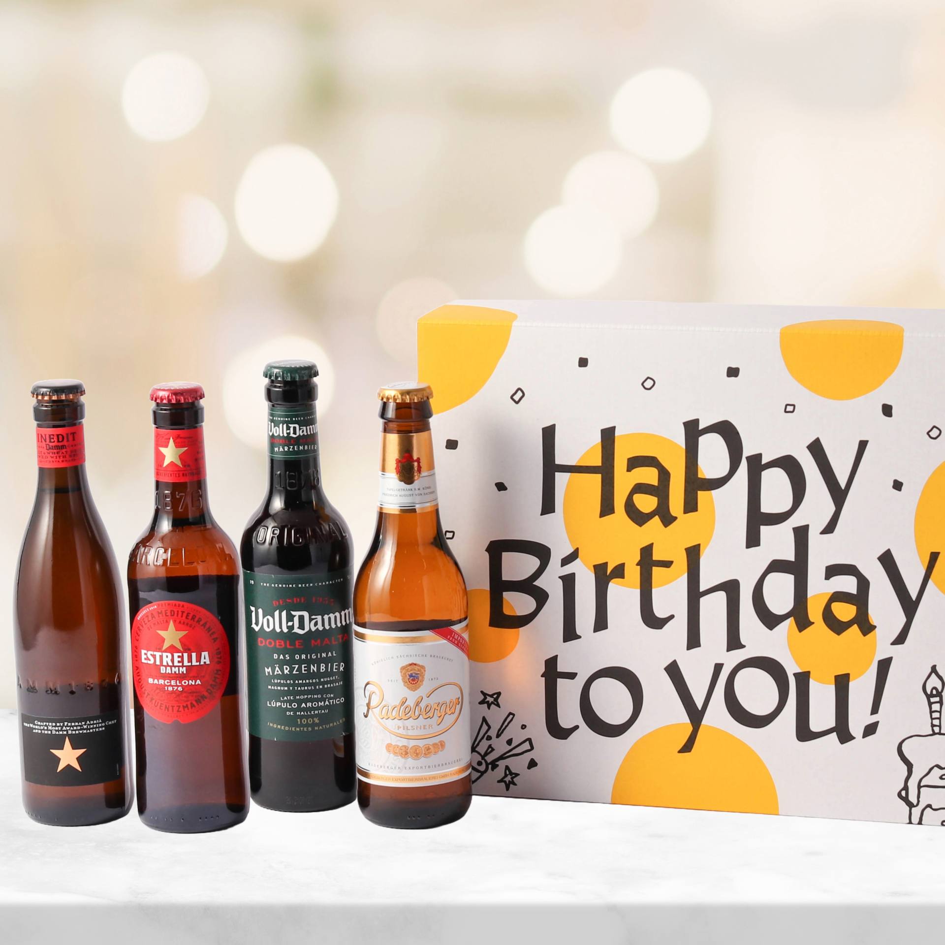 【誕生日専用ボックス】究極・スタンダード・プレミアム・王家が愛したビール4種飲み比べセット | イネディット 都光 TANP（タンプ）のプレゼント・ギフト通販 | TANP（タンプ）